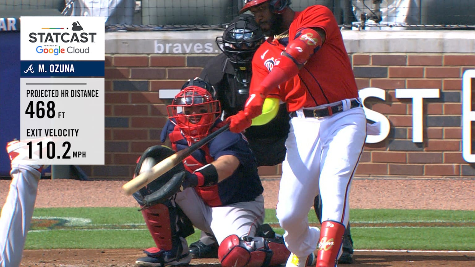 Marcell Ozuna crushes a 468-foot home run | 09/27/2020 | Atlanta Braves