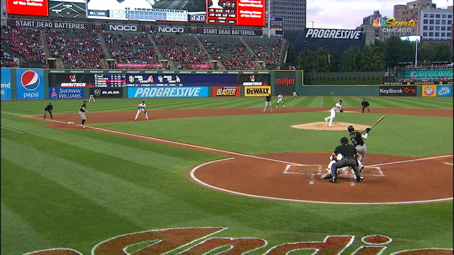 CWS@CLE: Sanchez scores McCann with a sacrifice fly | 09/04/2019 ...