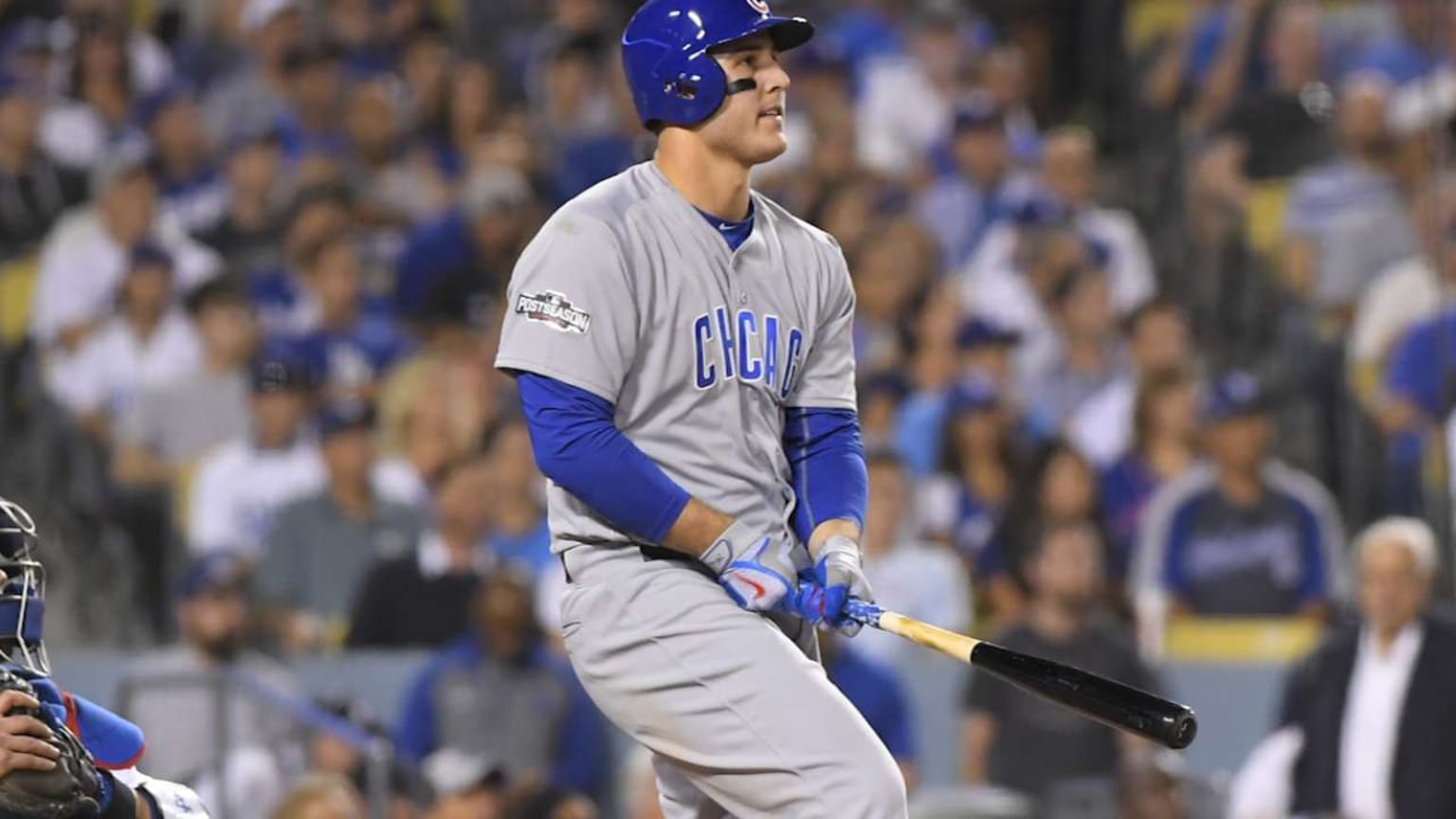 NLCS Gm4: Rizzo discusses using Szczur's bat | 10/19/2016 | Chicago Cubs