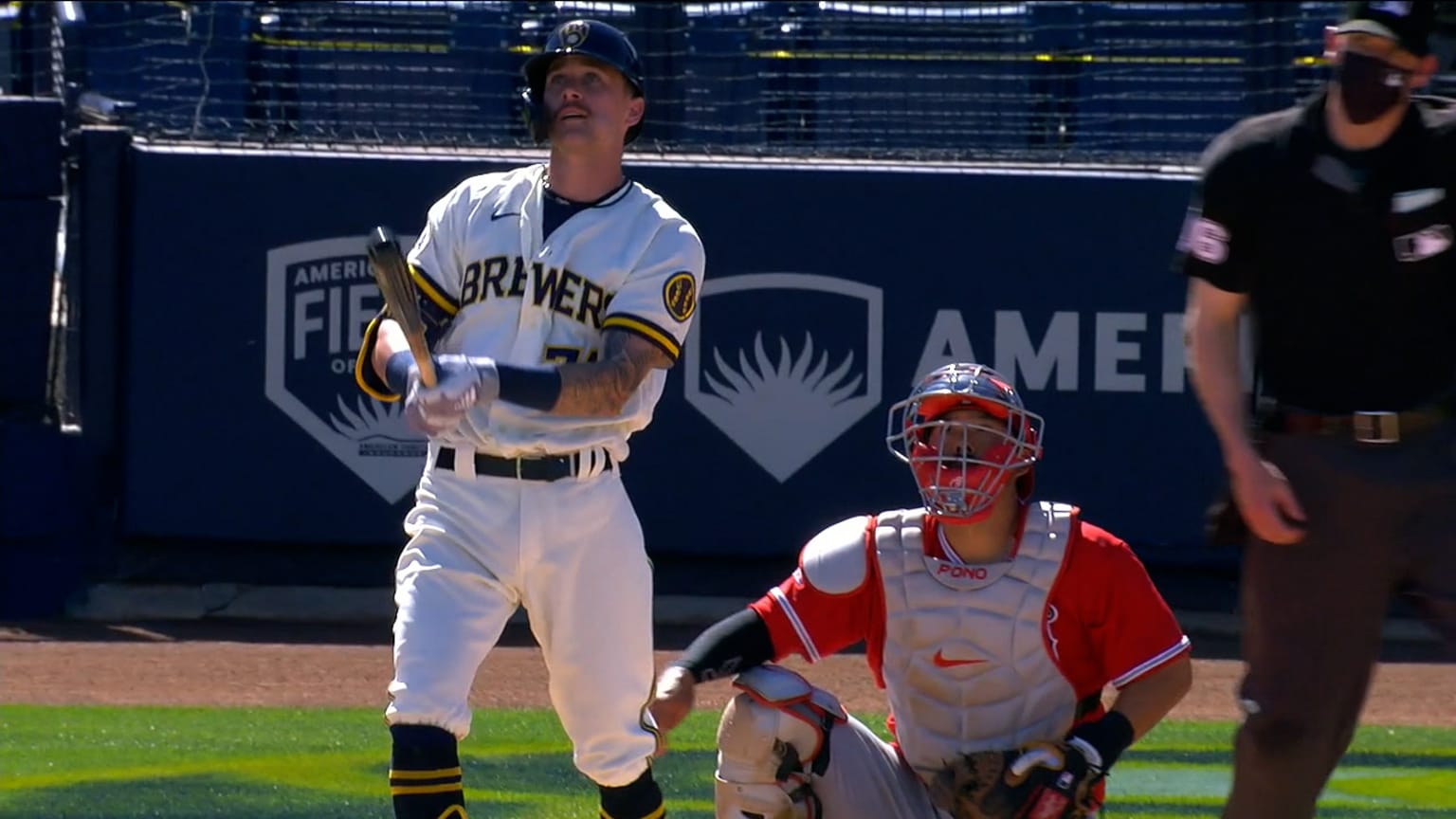 Brice Turang drives a solo home run in the 4th | 03/08/2021 | Milwaukee ...