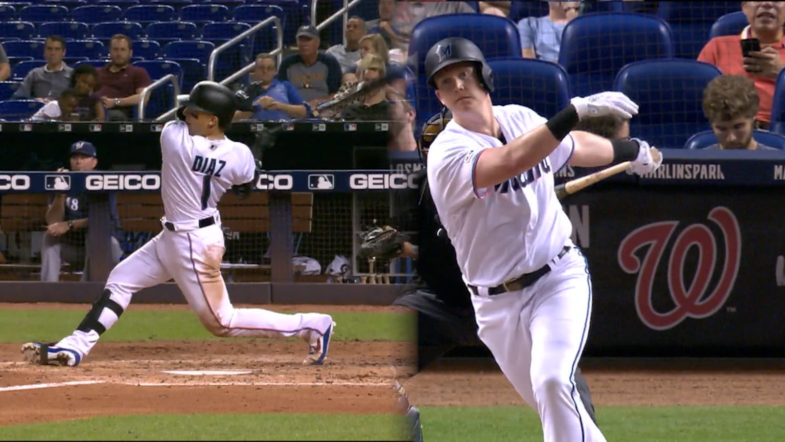 MIL@MIA: Diaz and Cooper hit back-to-back home runs | 09/11/2019 ...