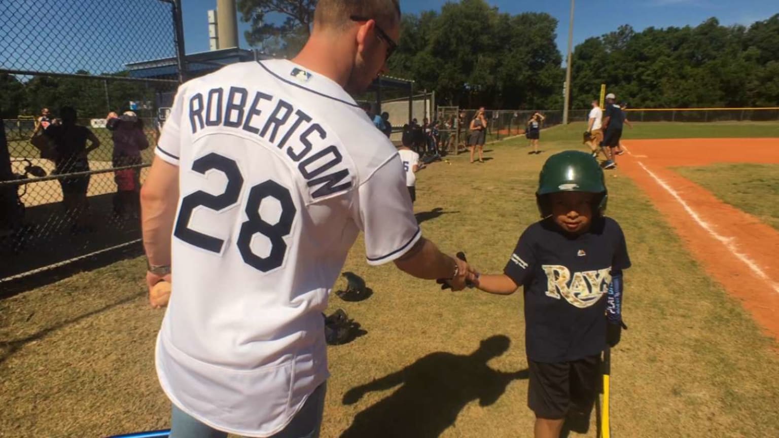 Robertson, Rays host Play Ball event in Florida | 05/05/2018 | Tampa ...