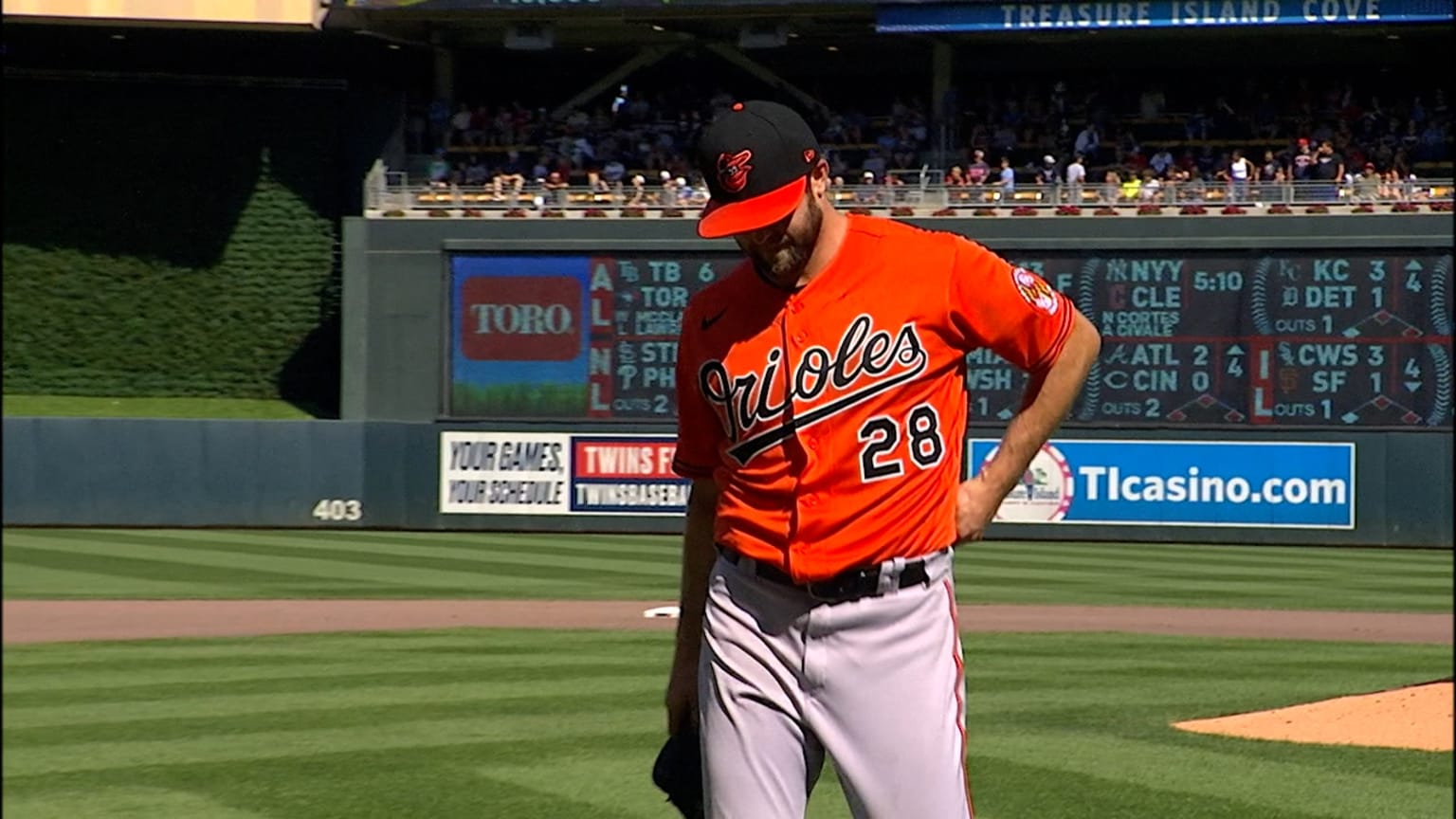 Jordan Lyles strikes out seven Twins in his start | 07/02/2022 ...