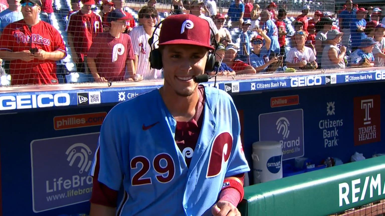 Nick Maton talks about his three-hit performance | 08/07/2022 ...