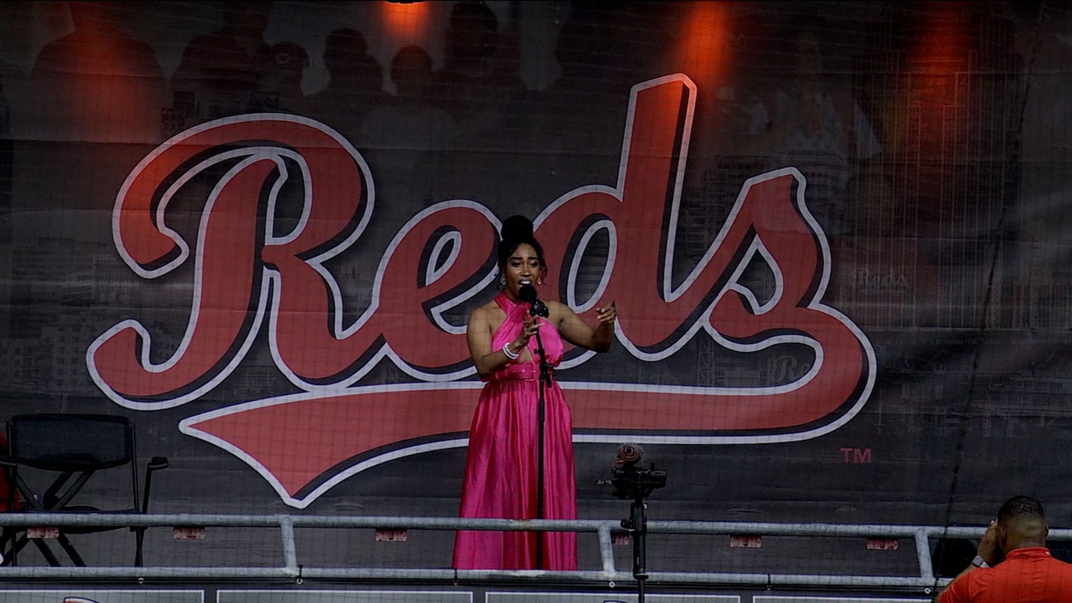 Cincinnati Reds National Anthem | 07/16/2021 | Cincinnati Reds