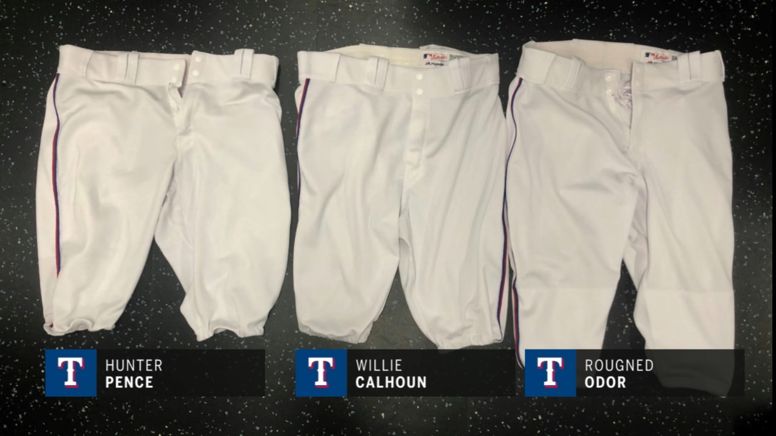 LAA@TEX: Rangers booth guesses players' pants length | 08/20/2019 ...