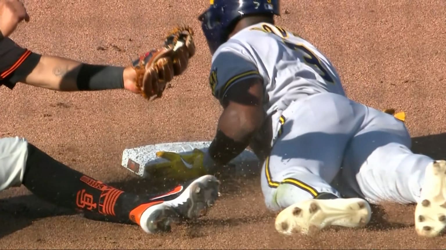 Jonathan Davis called safe at second after review | 07/16/2022 | San ...