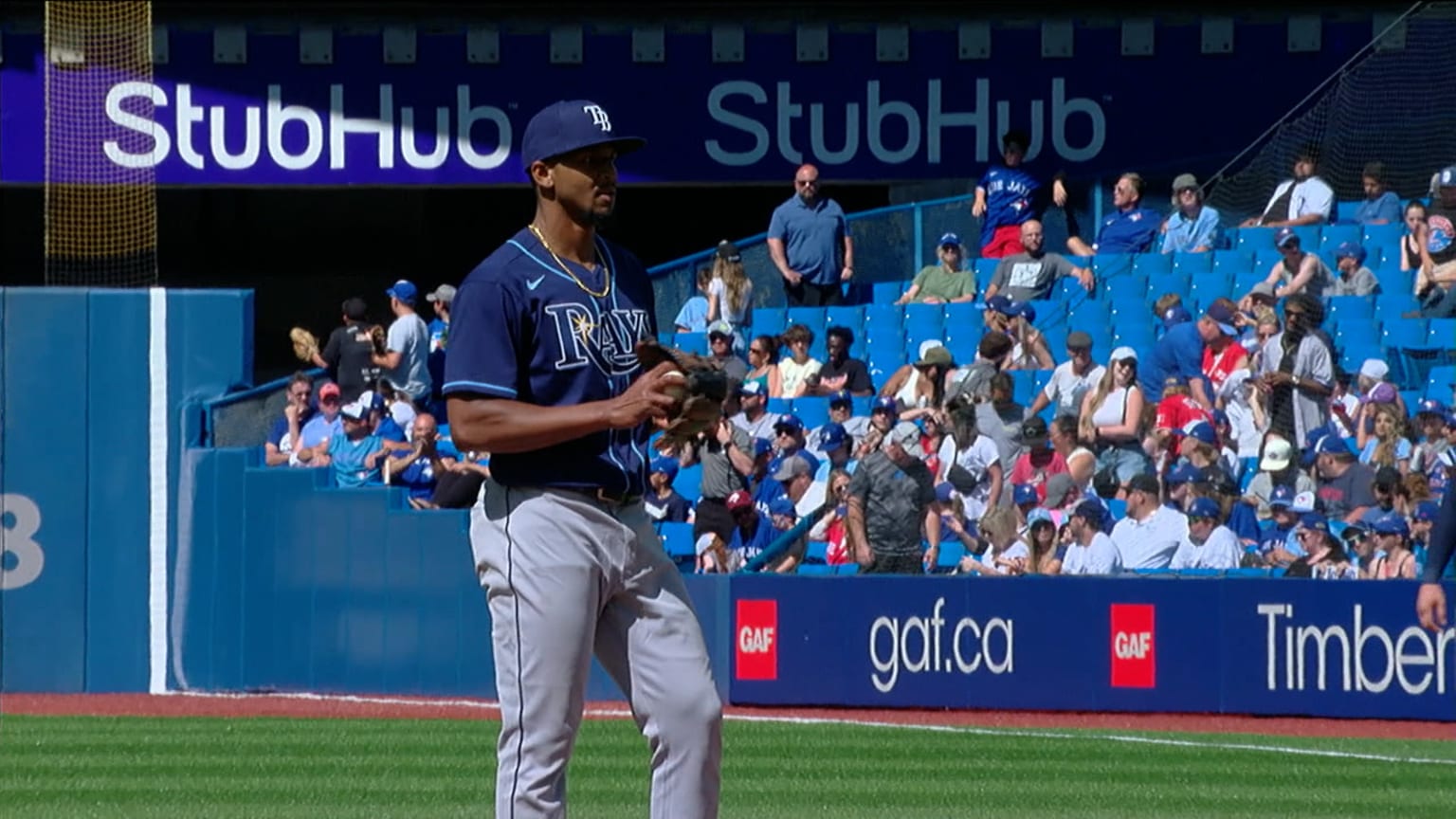 Cristofer Ogando makes his MLB debut | 07/03/2022 | Tampa Bay Rays