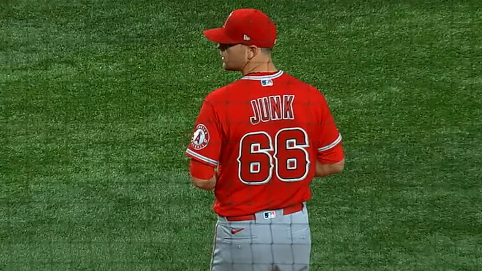 Janson Junk K's five in 4 1/3 innings of work | 09/29/2021 | Los ...