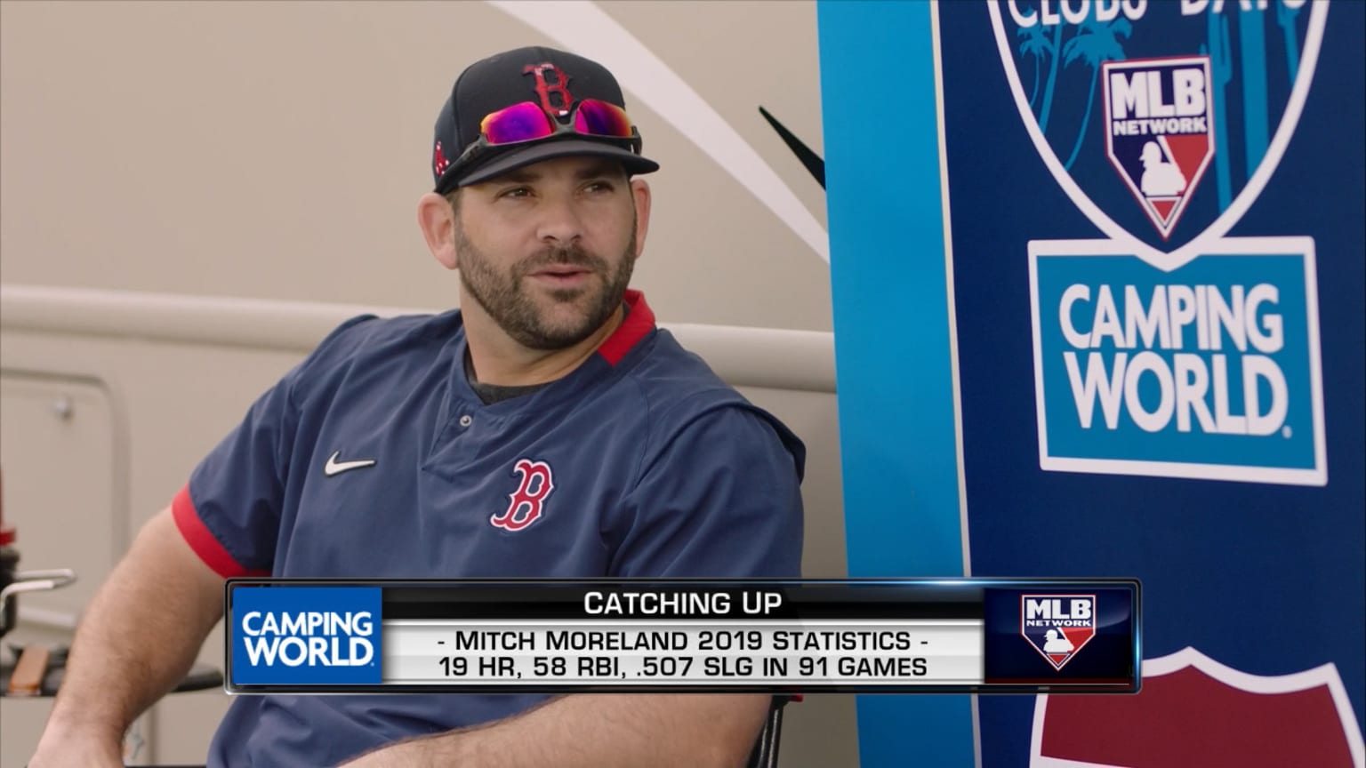 Mitch Moreland on team's mindset, Alex Verdugo | 03/01/2020 ...