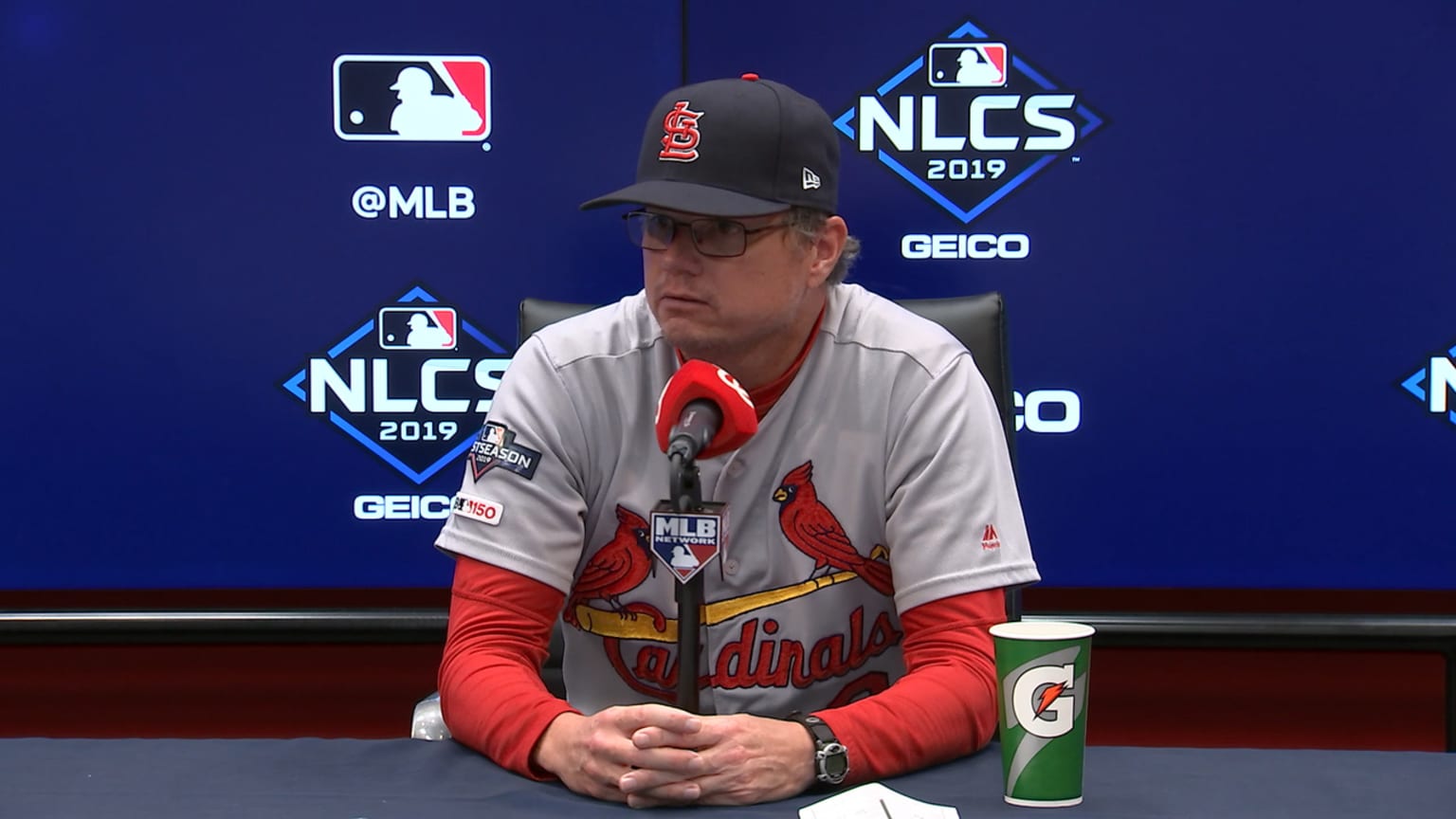 NLCS Gm4: Shildt on Cardinals' disappointing finish | 10/15/2019 | St ...
