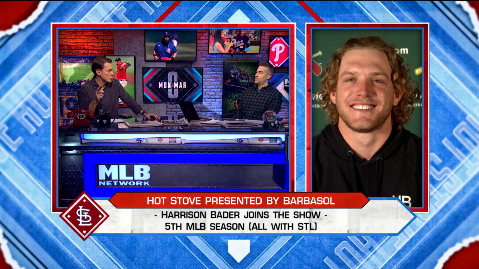 Harrison Bader talks Cards' moves, Spring Training | 03/08/2021 | St ...
