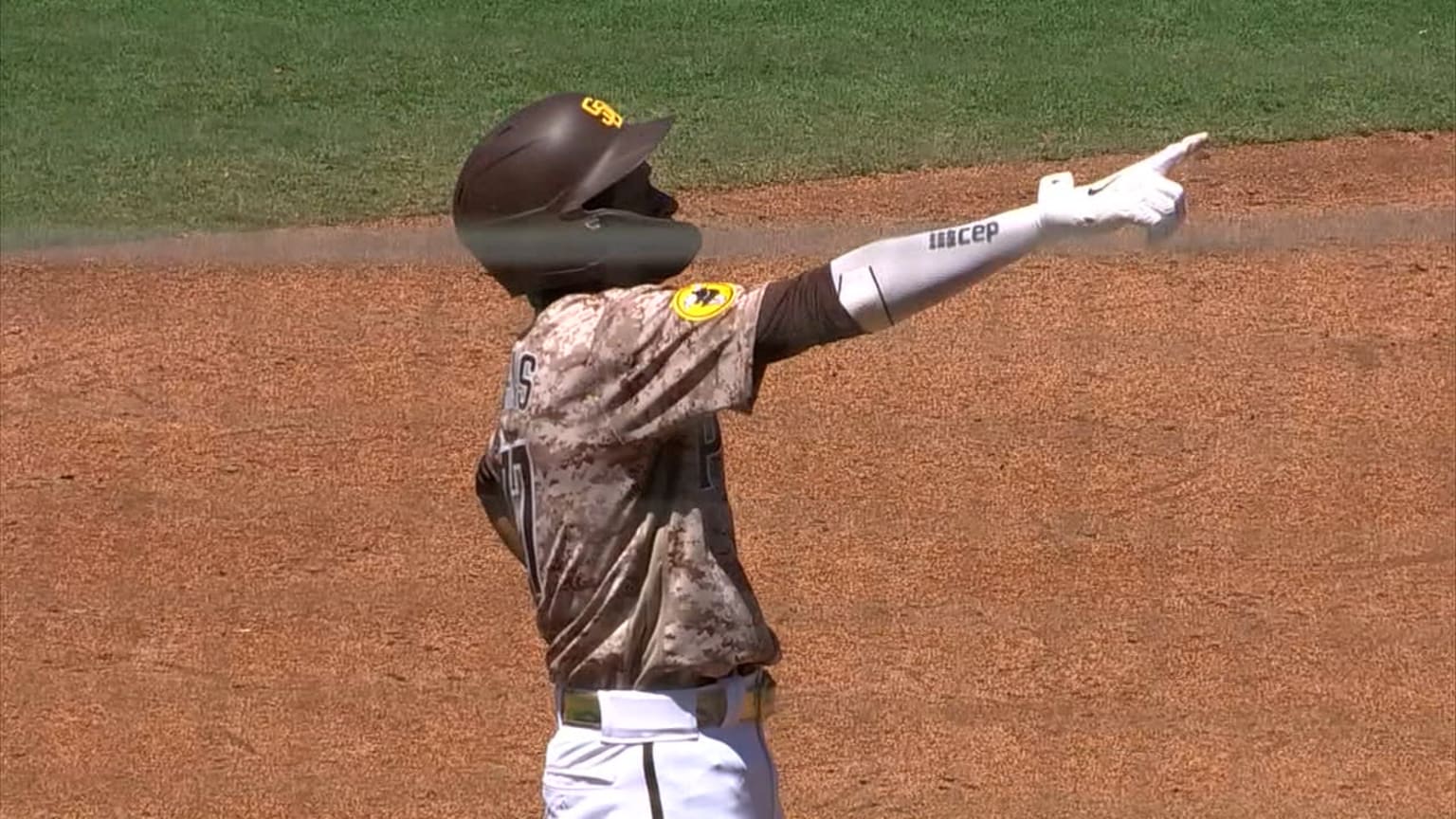 C.J. Abrams hammers a two-run double to center field | 06/26/2022 | San Diego Padres