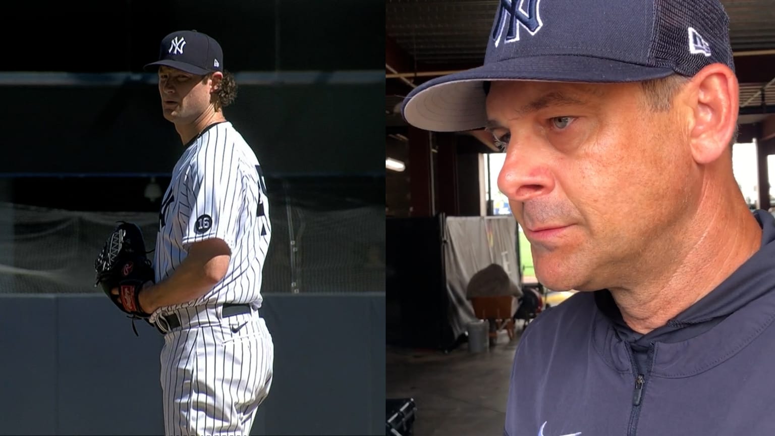 Aaron Boone on Gerrit Cole's start, opening day | 04/01/2022 | New York ...