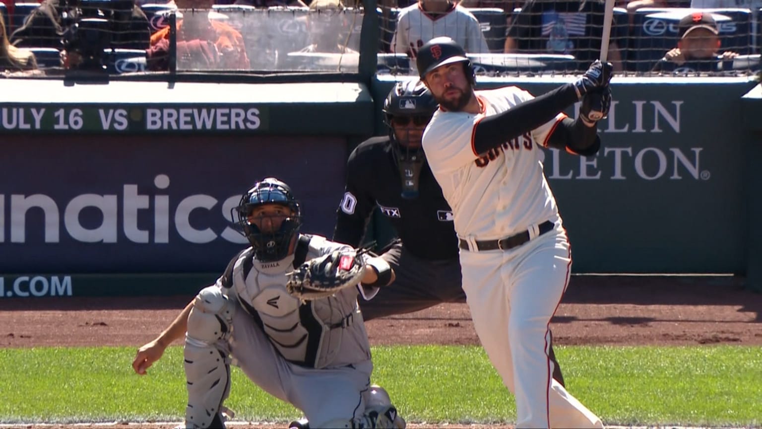 Darin Ruf knocks an RBI double to center in the 9th | 07/03/2022 | San ...