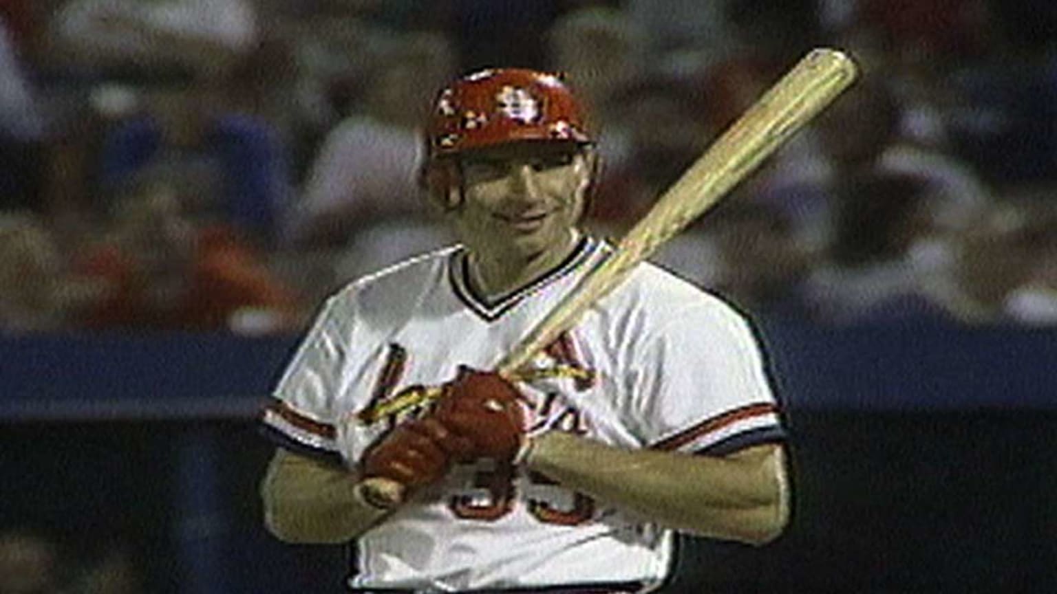 NYM@STL: Laga hits a foul ball out of Busch Stadium | 09/15/1986 | St ...