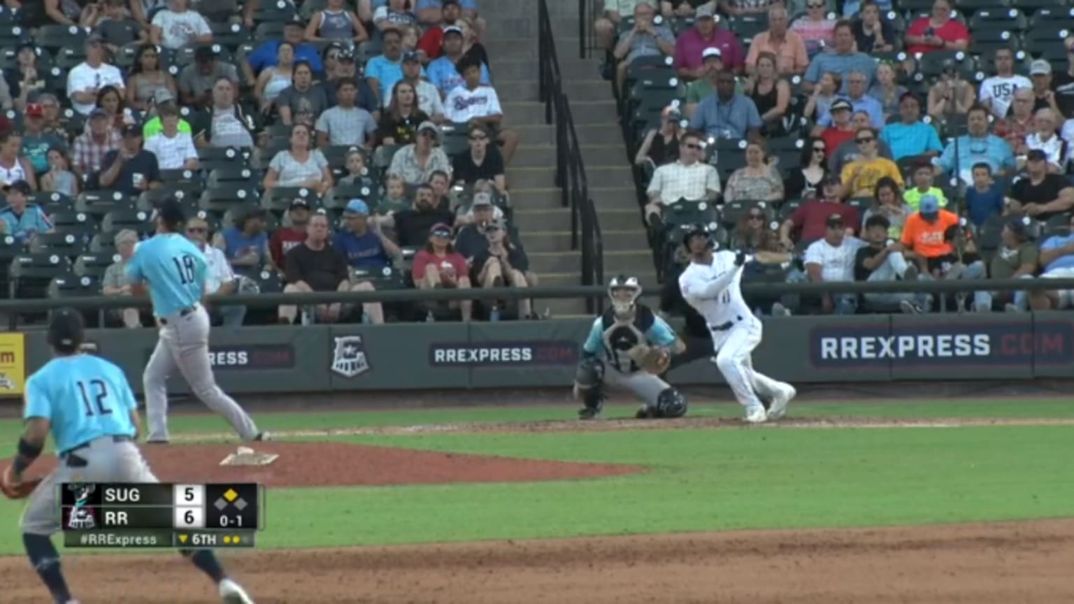 Bubba Thompson inside-the-park homer for Express | 06/19/2022 | Texas ...