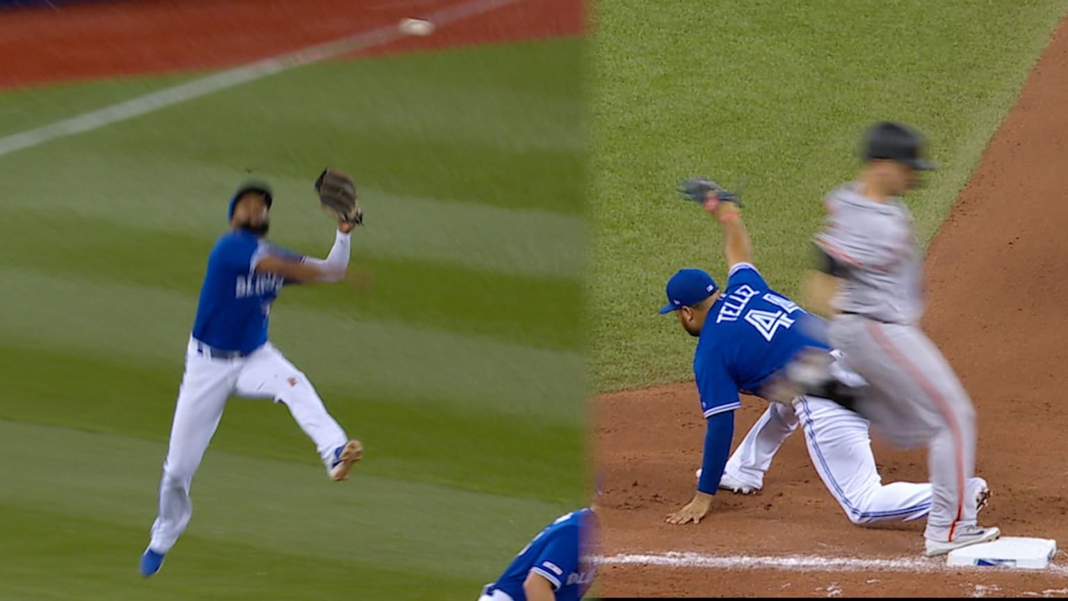 SF@TOR: Urena shows off his arm to get the out | 04/24/2019 | Toronto ...