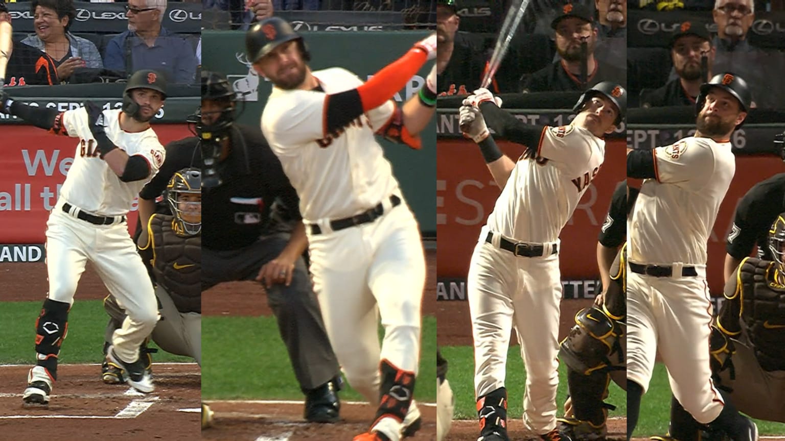 The Giants crush four home runs in the 9-1 win | 09/13/2021 | San ...
