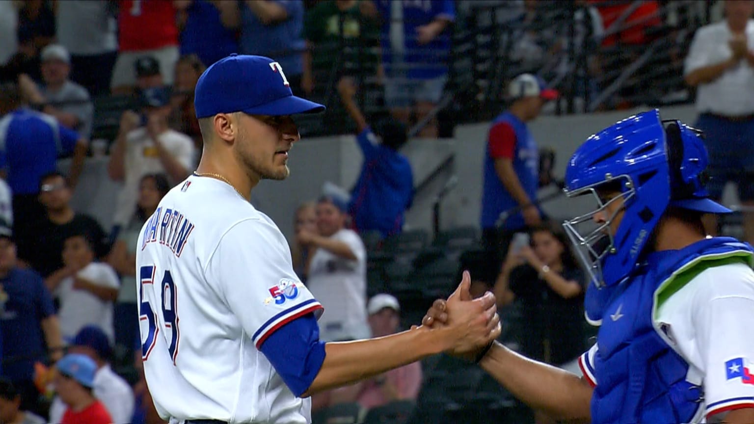 Brett Martin gets Pinder to strike out swinging | 07/11/2022 | Texas ...