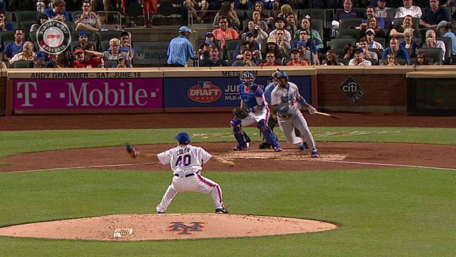 LAD@NYM: Colon snares a sharp liner back to the mound | 05/29/2016 ...