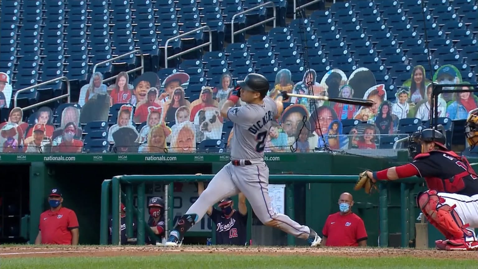 Corey Dickerson drives in Jesús Aguilar with a single | 08/24/2020 ...
