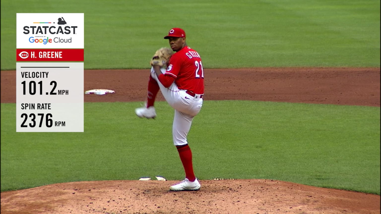 Hunter Greene throws a 101 MPH fastball | 07/09/2022 | Cincinnati Reds