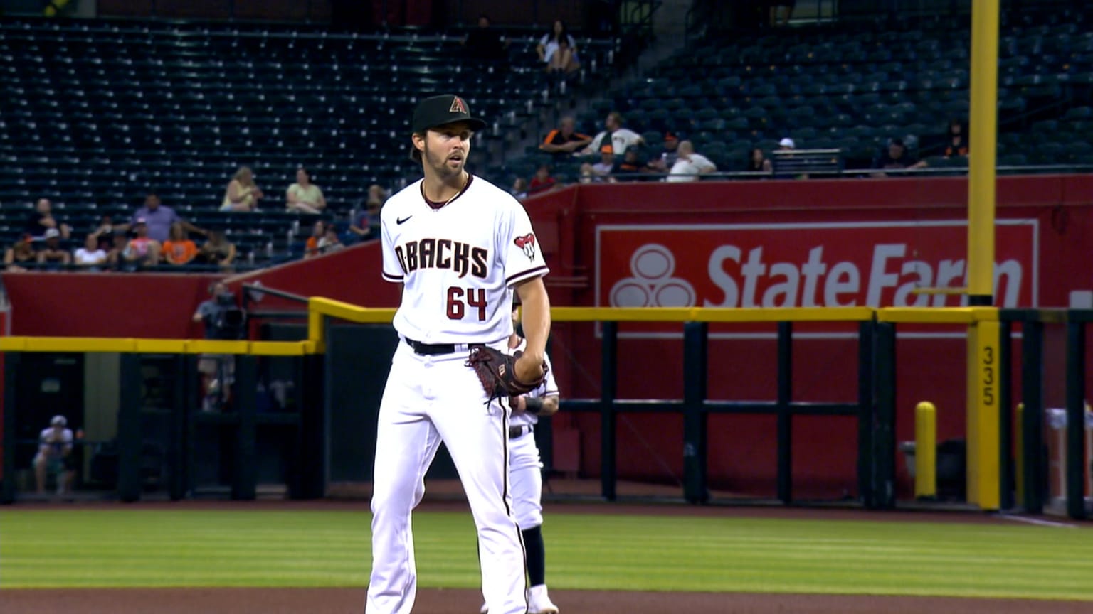 Sean Poppen strikes out Thairo Estrada looking | 08/02/2021 | Arizona ...