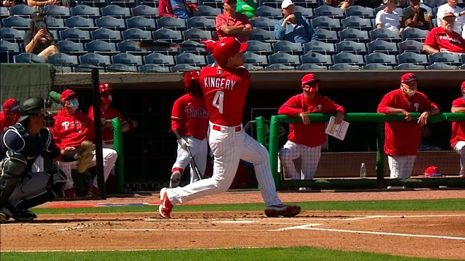 Scott Kingery hits his first Spring Training home run | 03/04/2021 ...