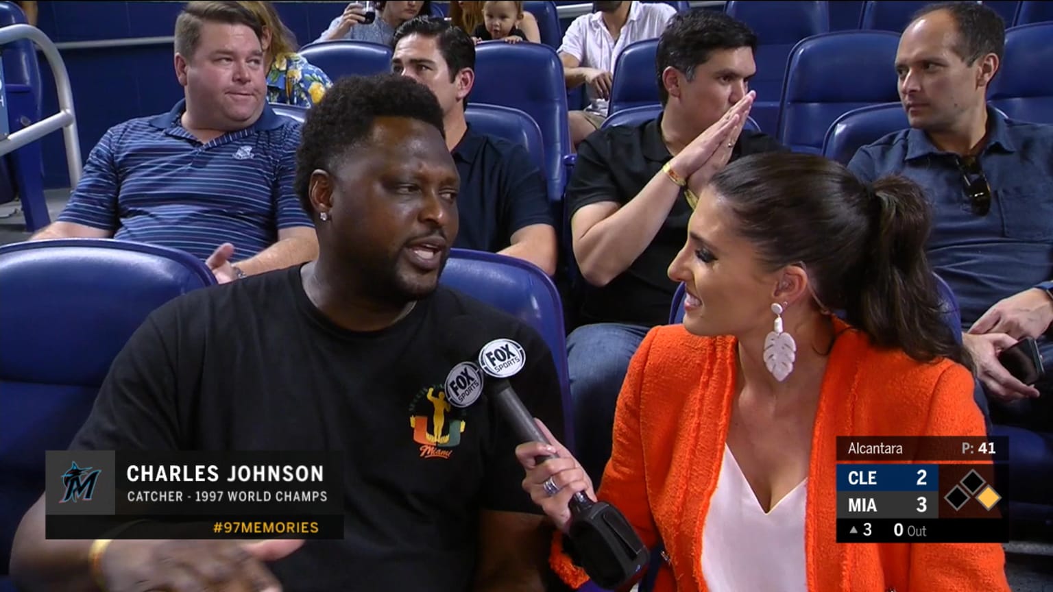CLE@MIA: Johnson shares memories of '97 World Series | 04/30/2019 ...