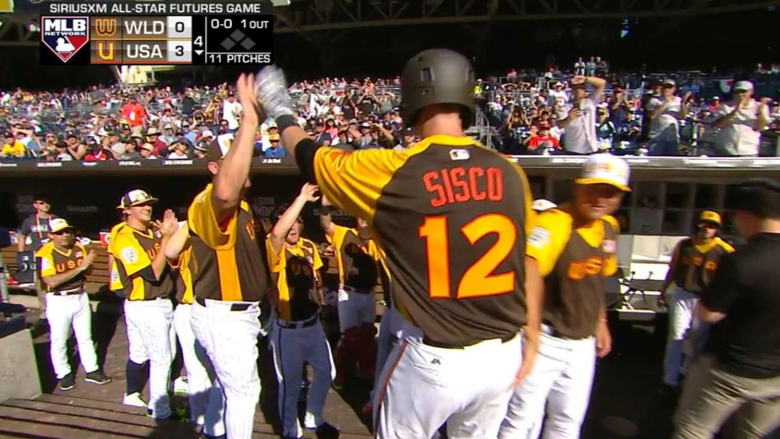 WLD@USA: Sisco hits a solo homer in the 4th | 07/11/2016 | MLB.com