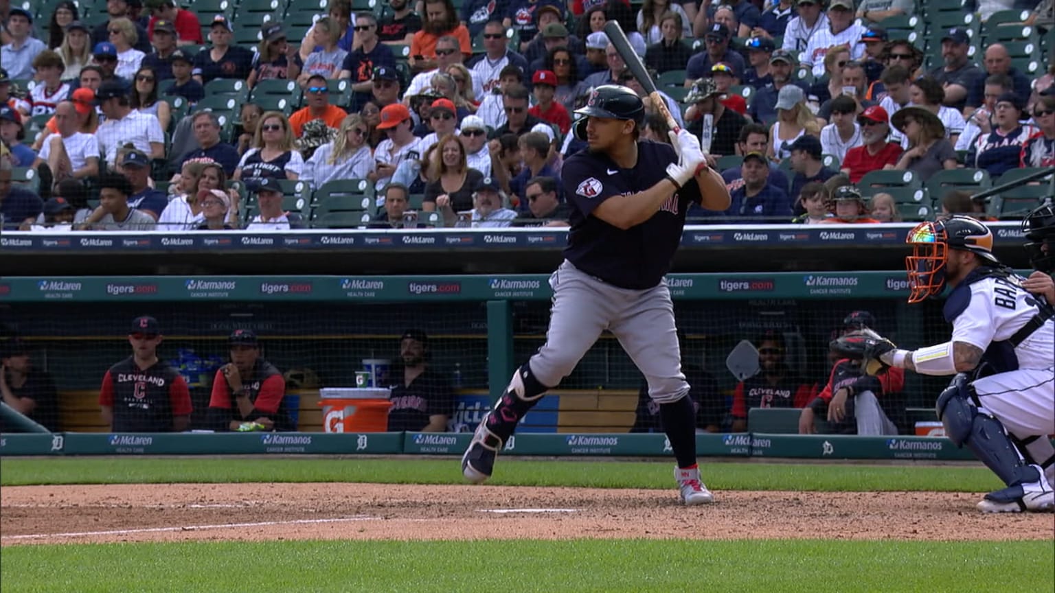 Josh Naylor plates José Ramírez on a single to center | 05/28/2022 ...