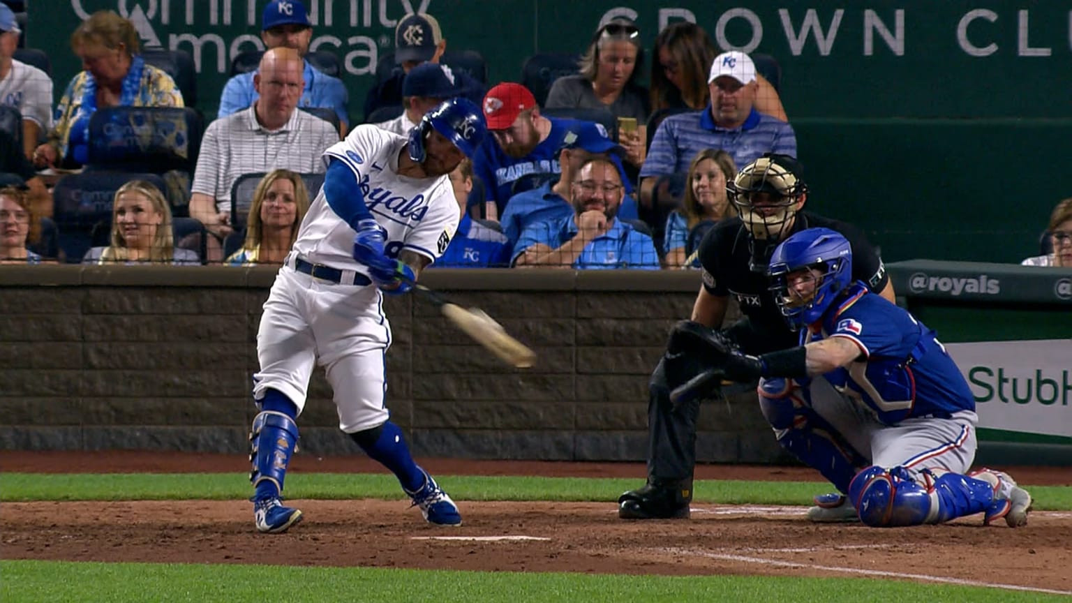 Kyle Isbel hammers a solo homer to center field | 06/28/2022 | Kansas ...