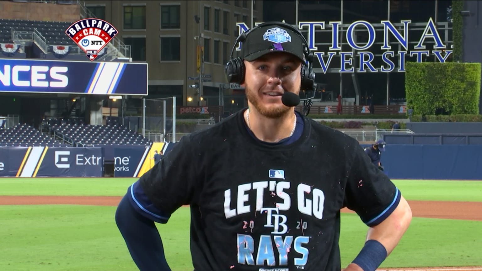 Mike Brosseau talks go-ahead HR, advancing to ALCS | 10/10/2020 | MLB.com