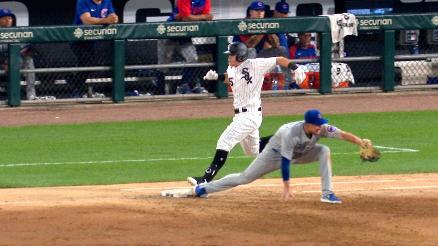 Andrew Romine, Frank Schwindel get the out at first | 08/27/2021 ...