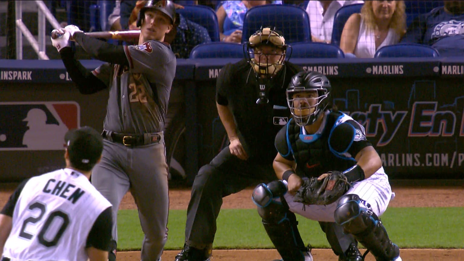 ARI@MIA: Lamb launches a 2-run homer to center | 07/27/2019 | Arizona ...