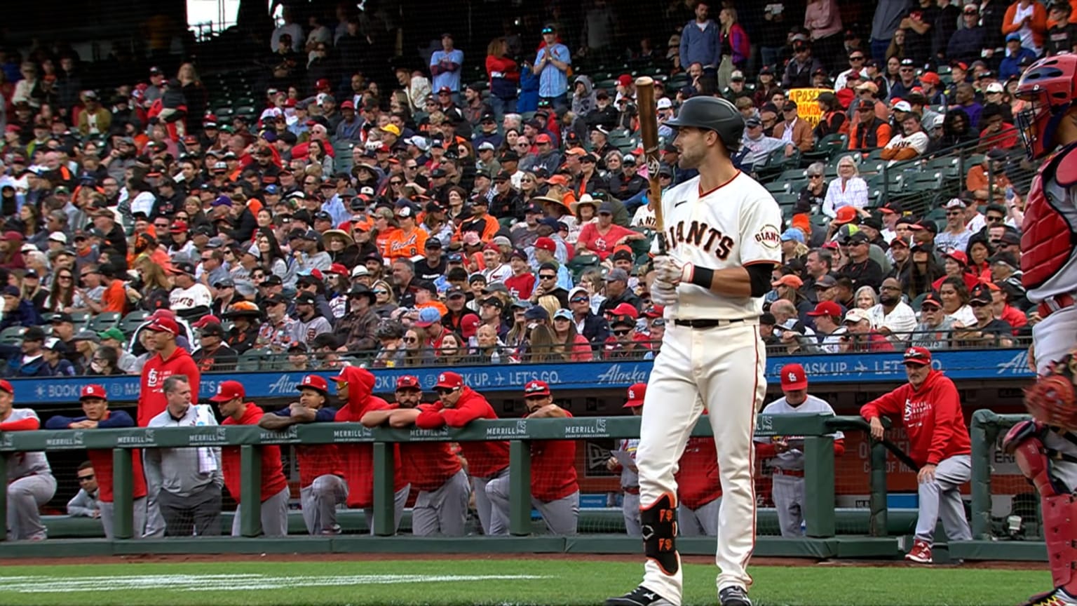 Steven Duggar plates Darin Ruf in the 9th inning | 07/05/2021 | San ...