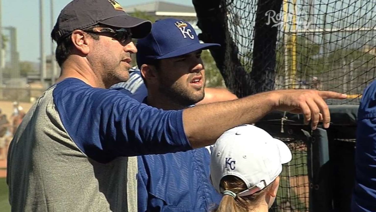 Comedian Rob Riggle visits Royals' camp | 03/09/2016 | Kansas City Royals
