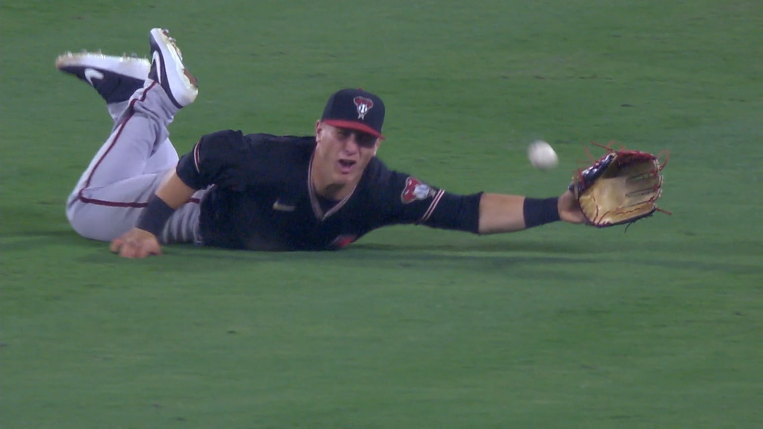 Daulton Varsho face plants on a dive attempt | 09/16/2020 | Arizona ...