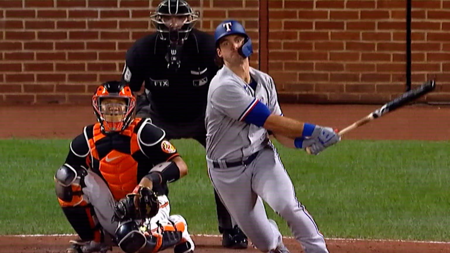 DJ Peters hits his 1st career triple vs. the O's | 09/24/2021 | Texas ...