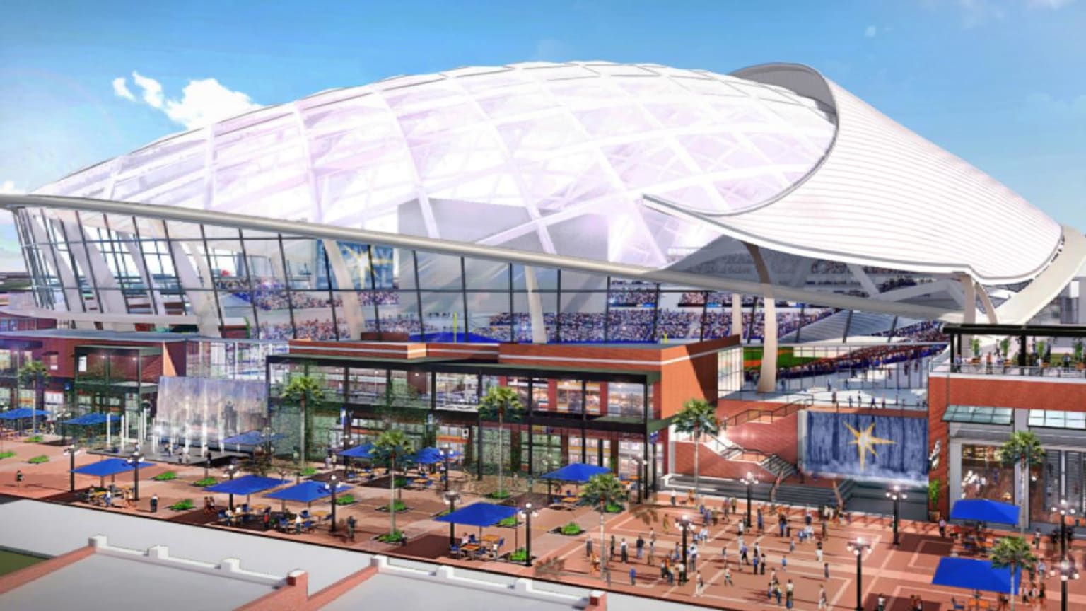 The Rays release plans for new stadium in Ybor City | 11/07/2018 ...
