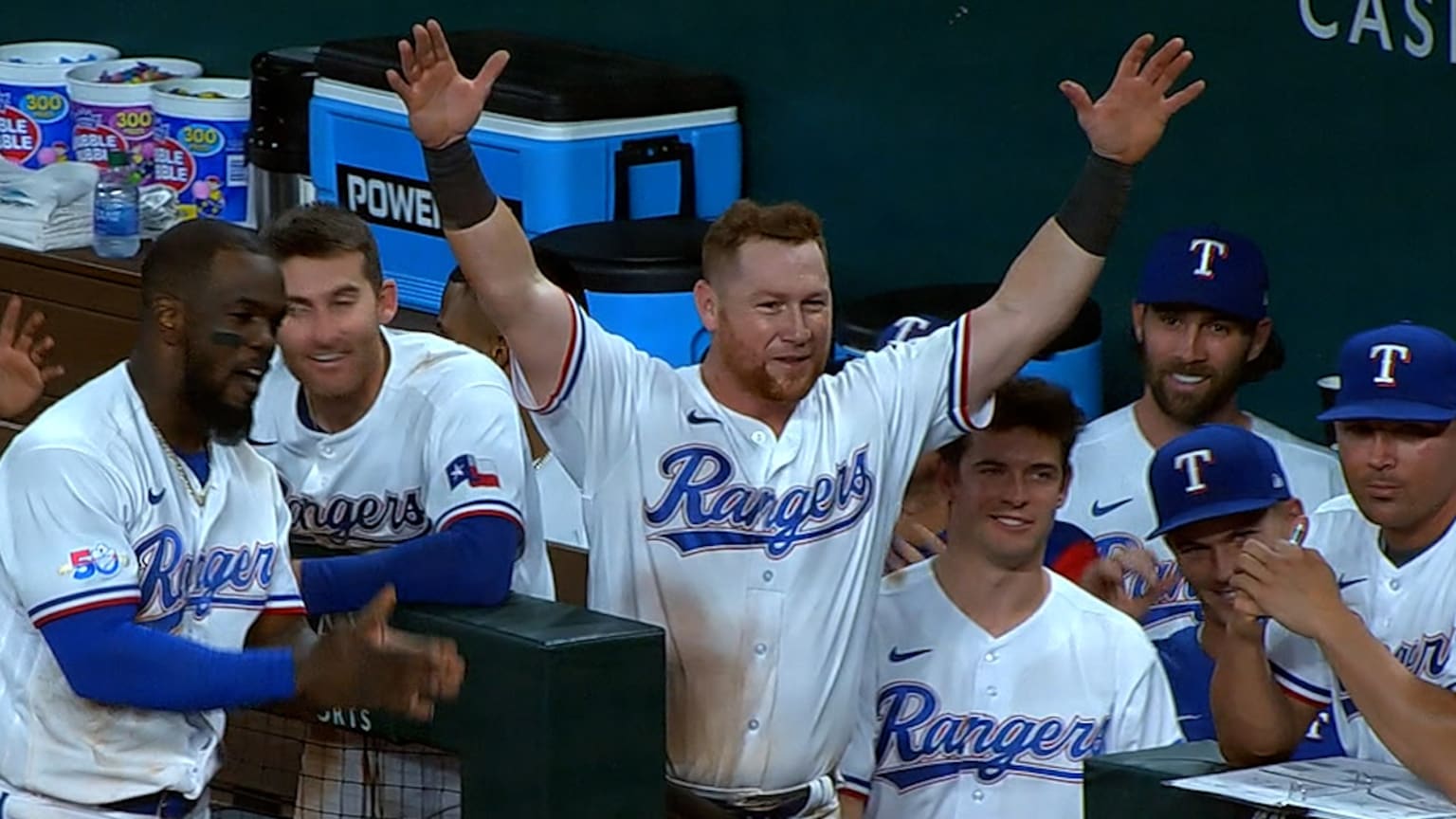 Rangers rally in the 8th to score seven | 05/17/2022 | Texas Rangers