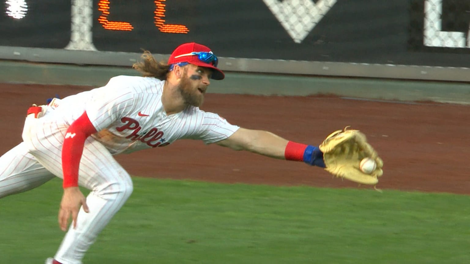 Bryce Harper robs Adam Duvall with a diving catch | 08/08/2020 ...