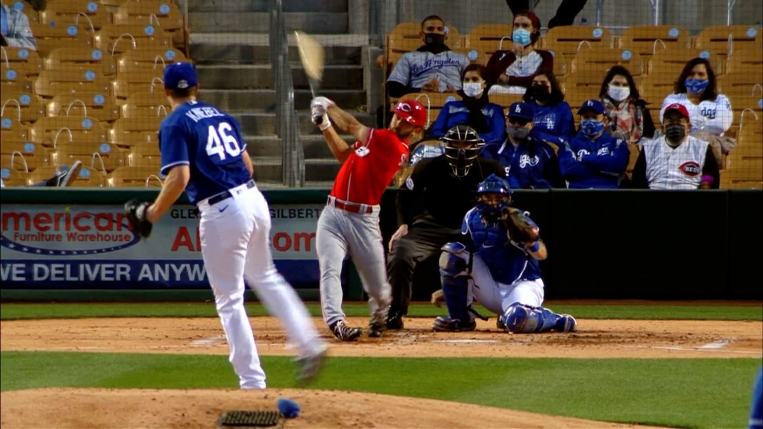 Max Schrock rips an RBI single to right field | 03/03/2021 | Cincinnati ...