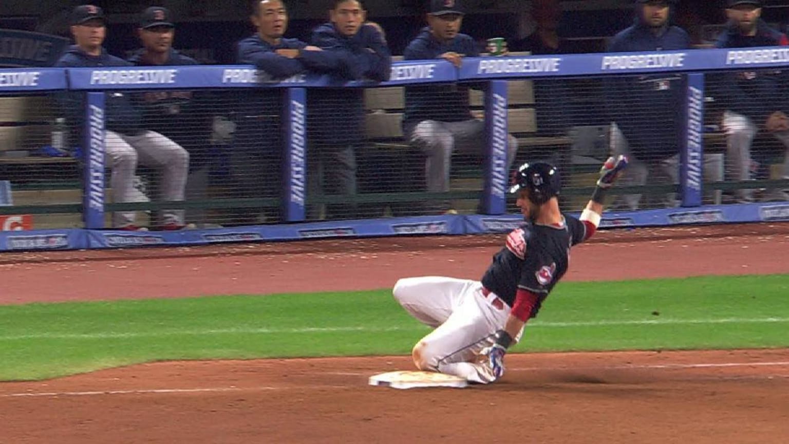 BOS@CLE: Gomes evades tag to earn an infield single | 09/22/2018 ...