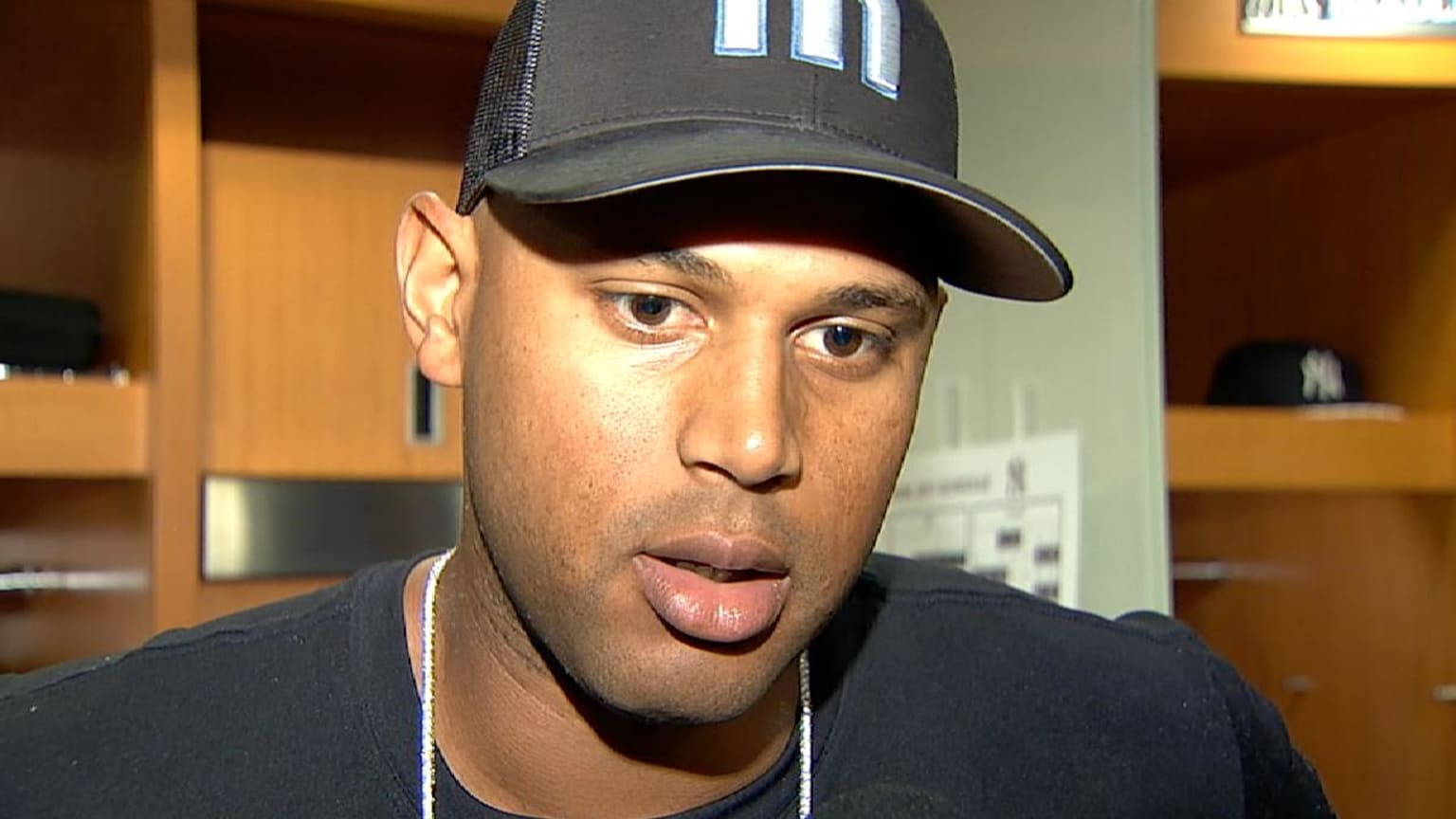 TEX@NYY: Hicks discusses his oblique injury | 06/25/2017 | MLB.com