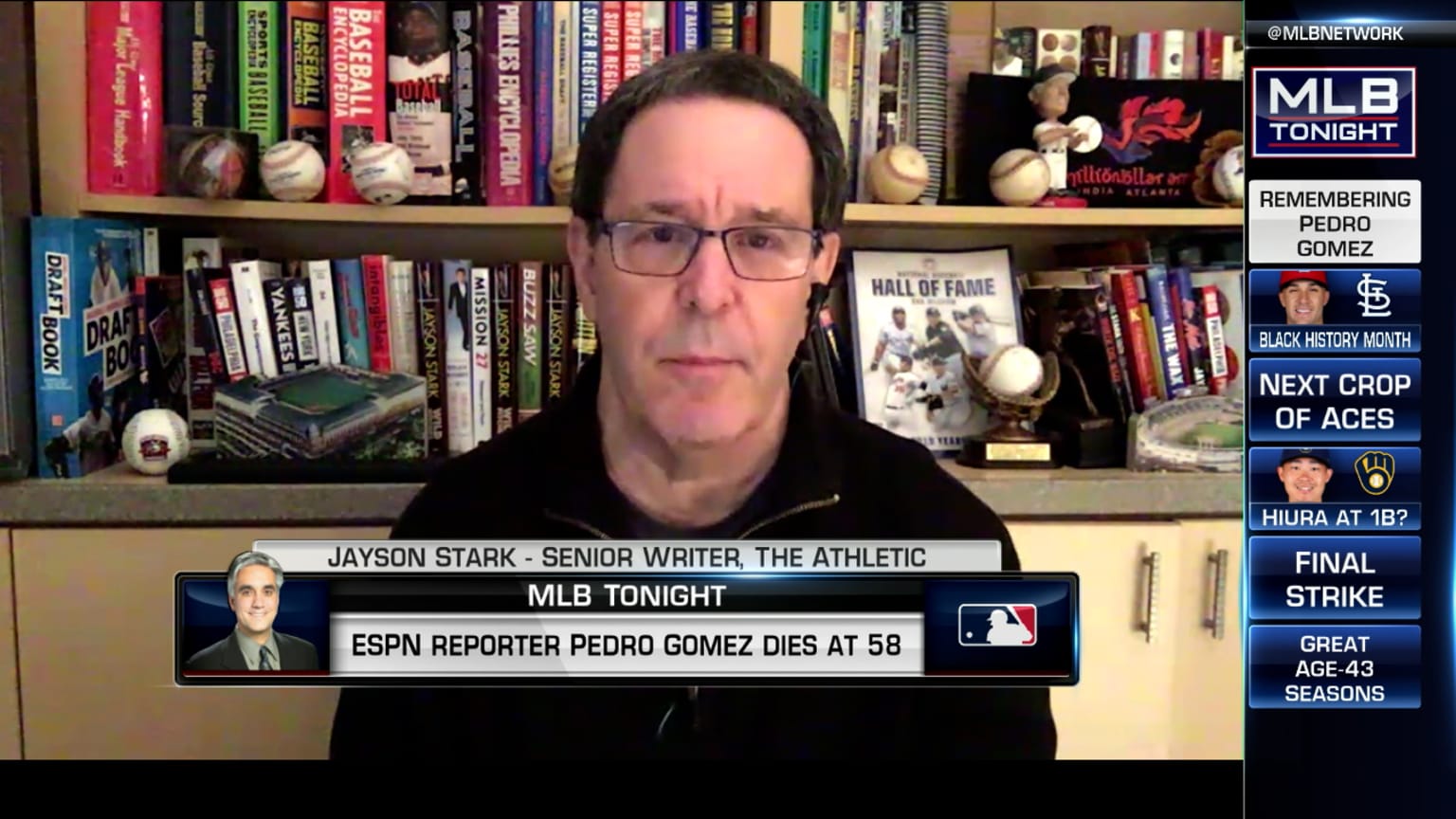 Jayson Stark remembers Gomez | 02/09/2021 | MLB.com