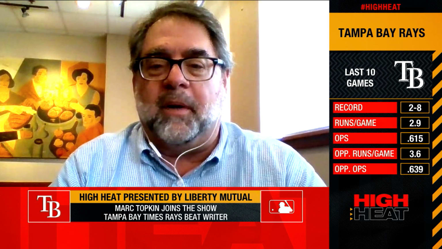 Marc Topkin on Rays' extensive injuries, struggles | 06/21/2022 | St ...