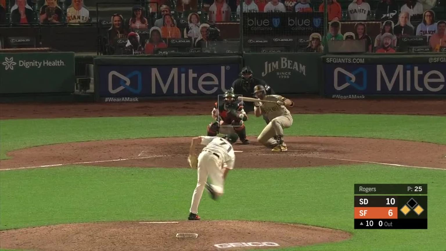 Austin Hedges extends Padres' lead with squeeze bunt | 07/30/2020 | San ...