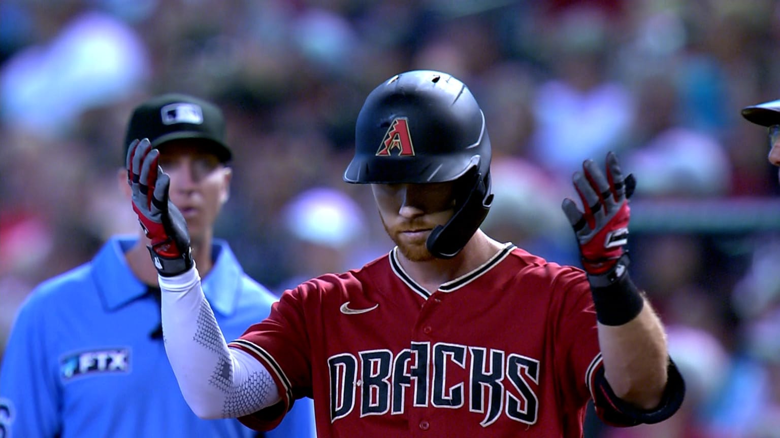 Jordan Luplow hits an RBI single to left field | 08/21/2022 | Arizona ...